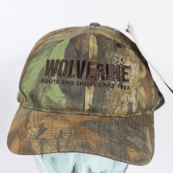 Wolverine | Accessories | Vintage New Wolverines Boots Camo Hunting Hat ...